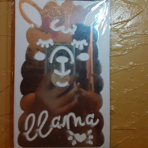 Wall Decor | Lama Mirror Wall Decal Sticket | Poshmark
